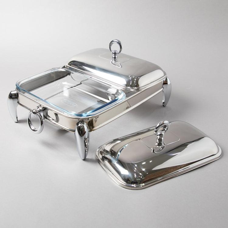 Tajine Royal rectangulaire en inox 2 x 1.5L – aya home